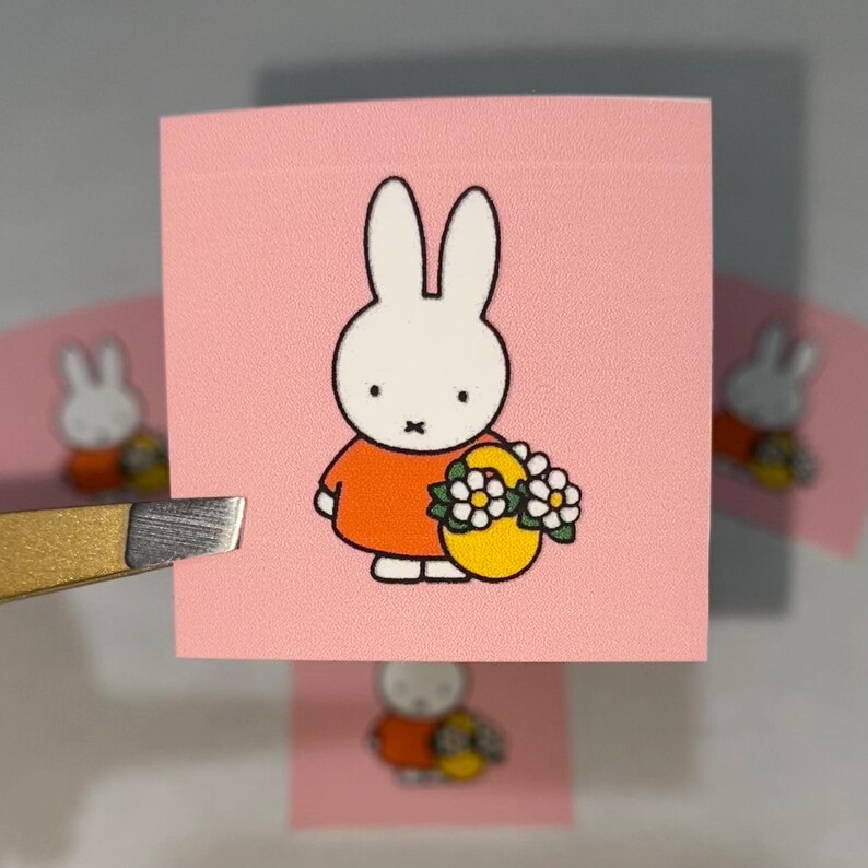 Miffy Sticker | Vinyl Cute Aesthetic Journaling Mailing Stickers - Etsy