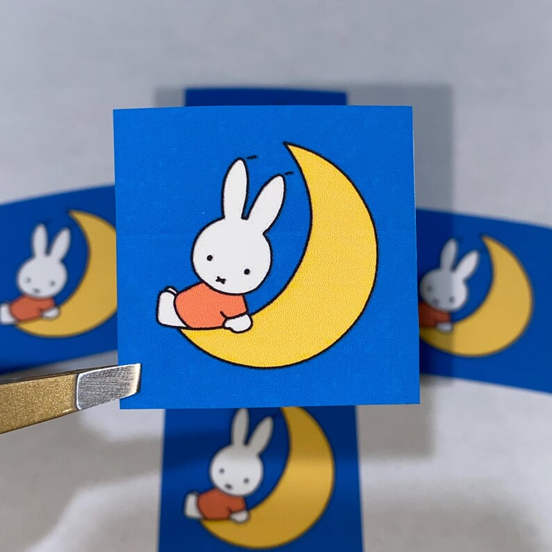 Miffy Sticker | Vinyl Cute Aesthetic Journaling Mailing Stickers - Etsy
