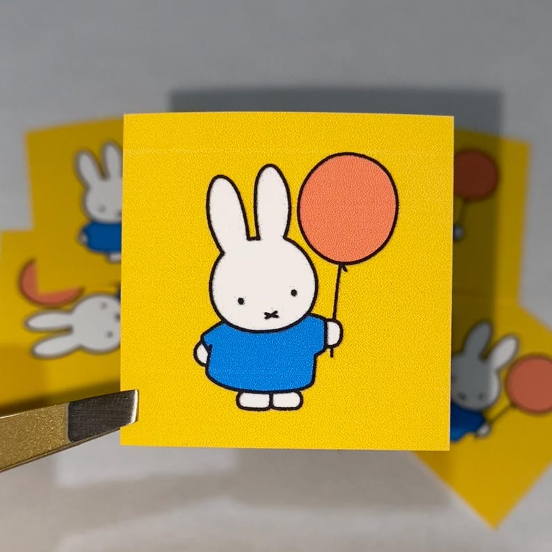 Miffy Sticker | Vinyl Cute Aesthetic Journaling Mailing Stickers - Etsy