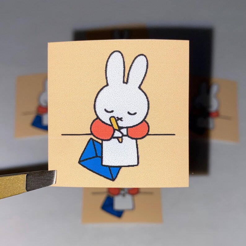 Miffy Sticker | Vinyl Cute Aesthetic Journaling Mailing Stickers - Etsy