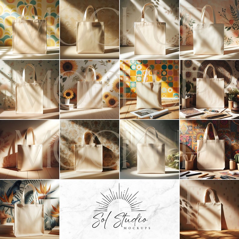 75+ Tote Bag Mockup Bundle | Wallpaper Style | Canvas Totes Mock Ups ...