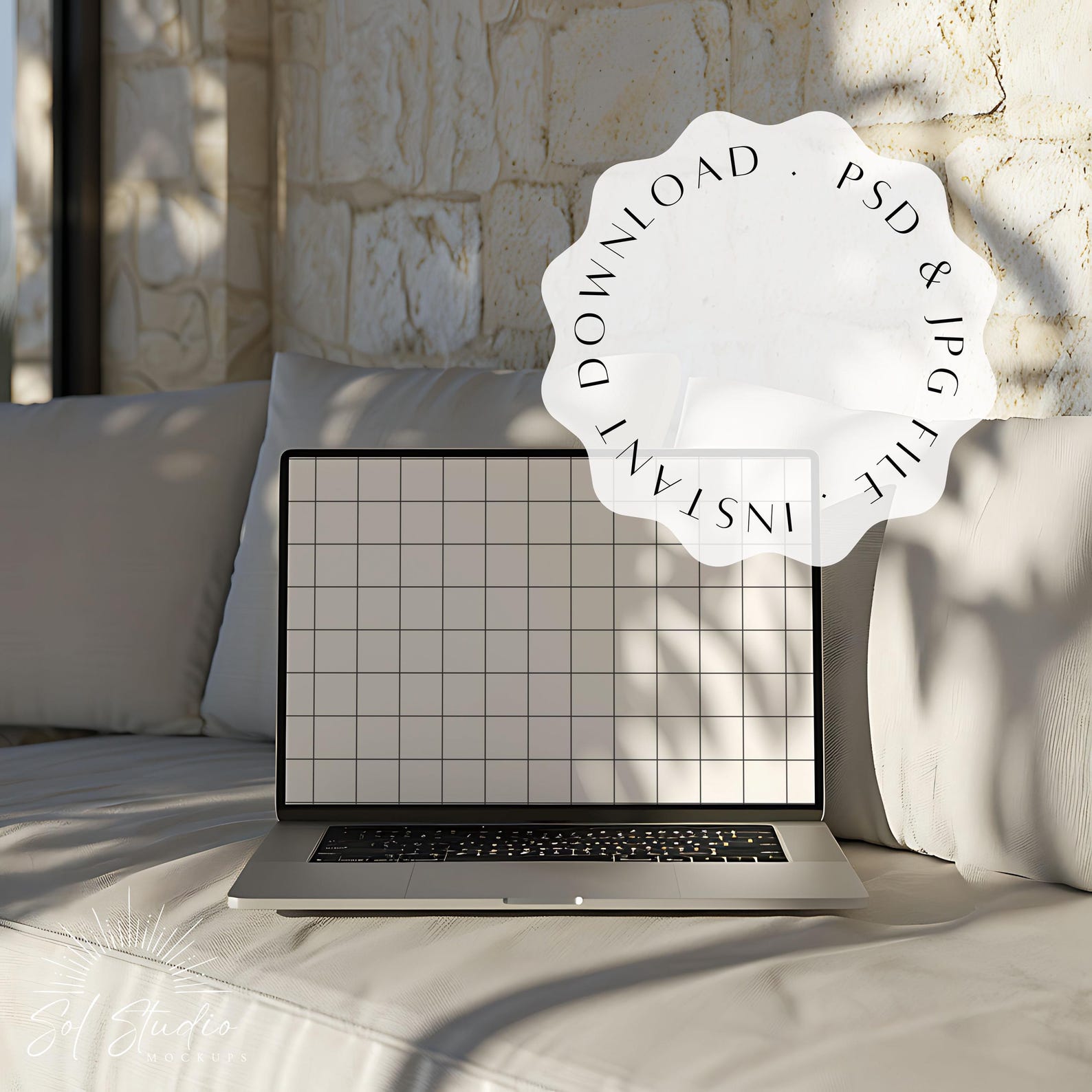 Laptop Mockup | Villa MacBook Pro Screen Mock Ups, Social Media Cover ...