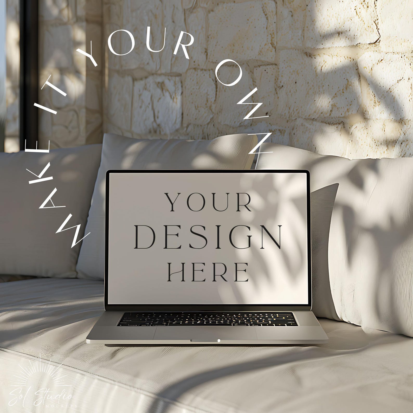 Laptop Mockup | Villa MacBook Pro Screen Mock Ups, Social Media Cover ...