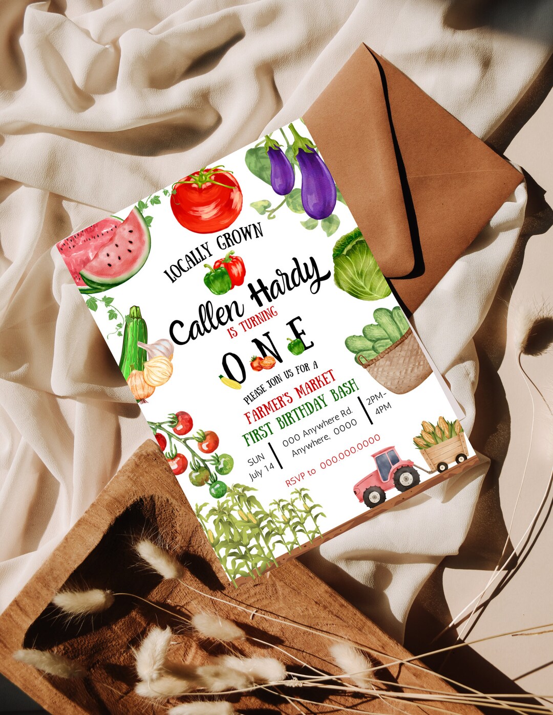 Farmer's Market Invitation - Etsy