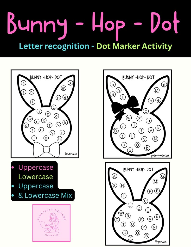 Alphabet Dot Marker Worksheets - Letter Recognition - Letter Sounds ...
