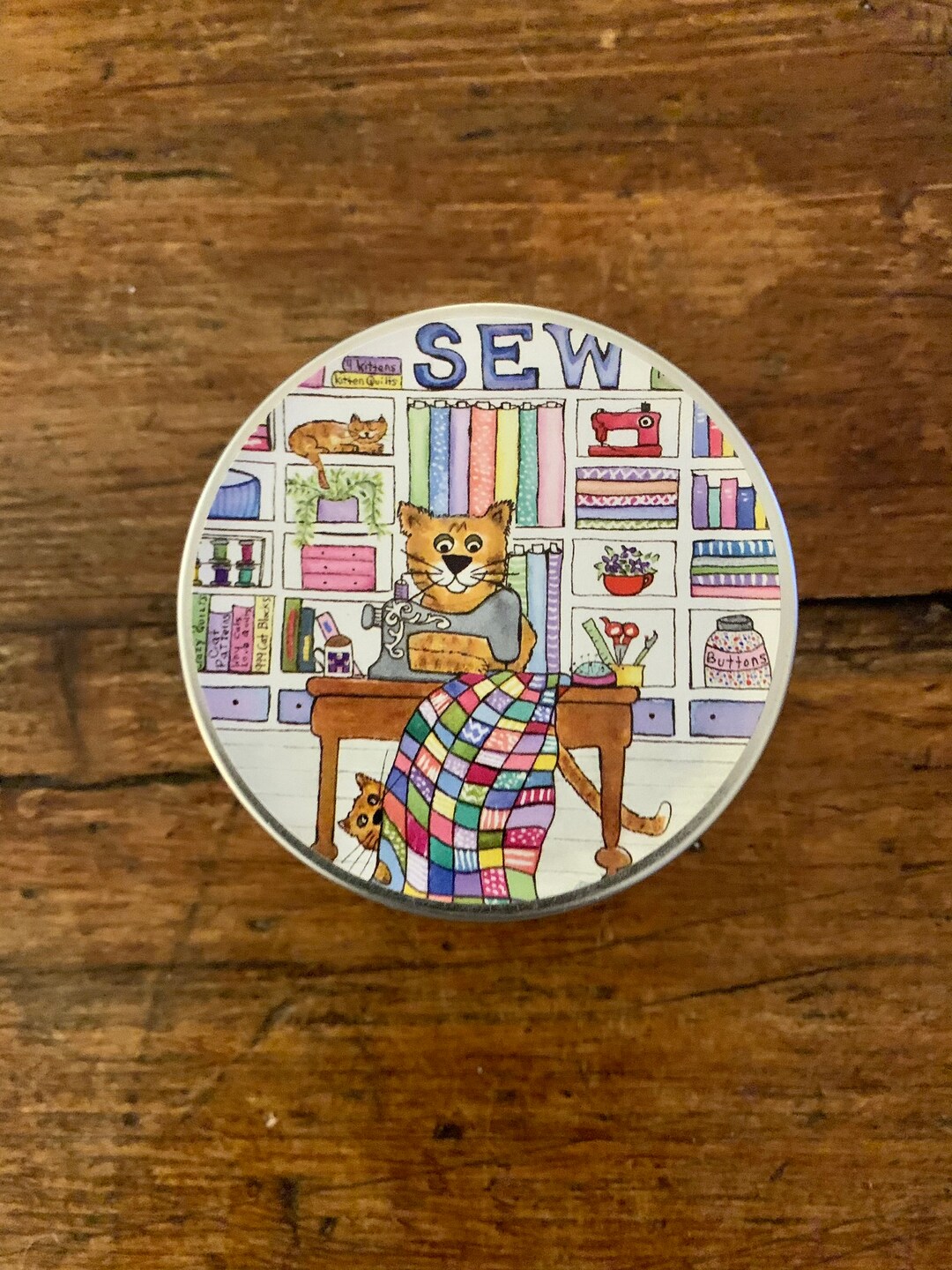 Folk Art Tins (3 Options) 2”x3” - Etsy