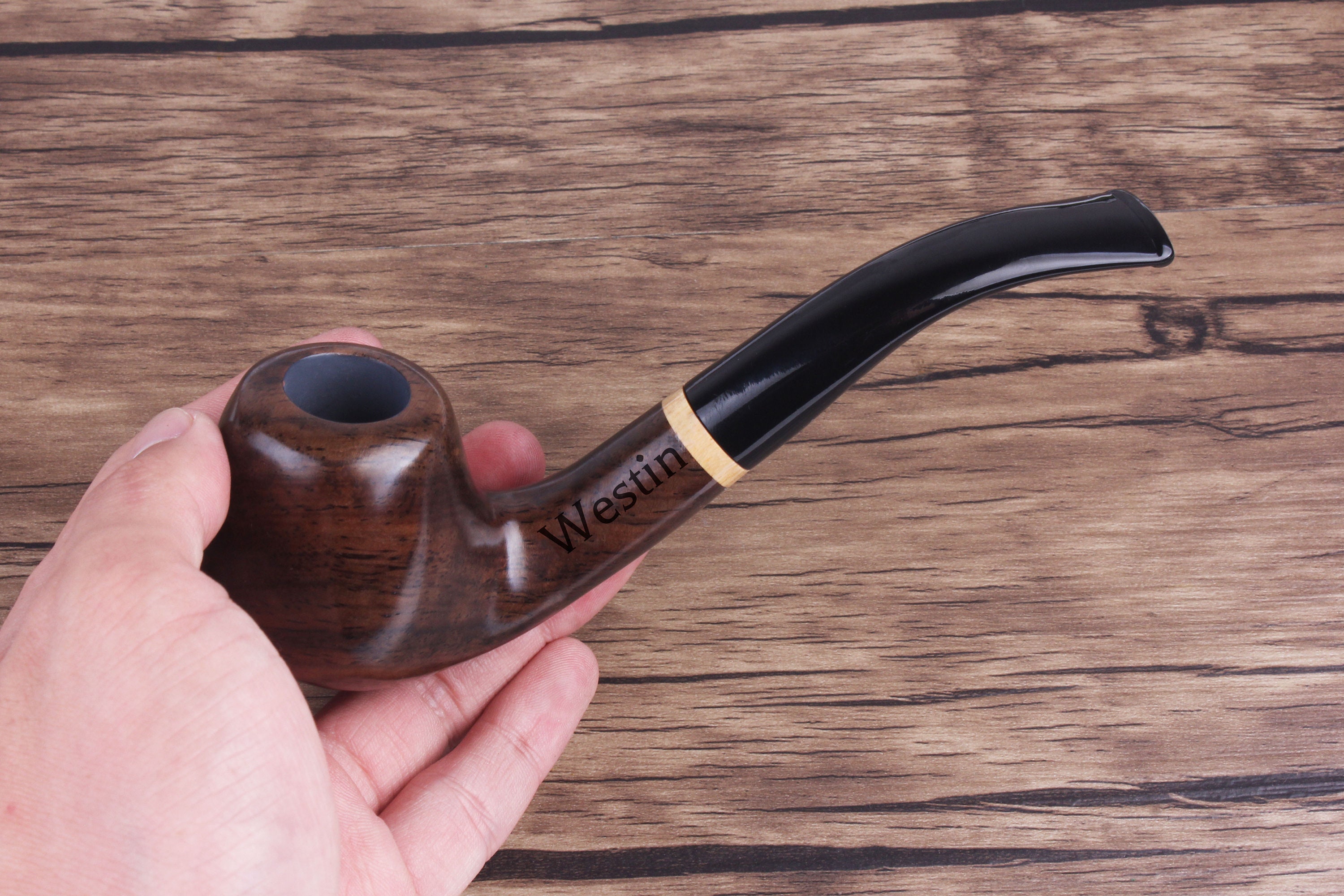 Personalized Engraved Wooden Tobacco Pipe, Exquisite Pipe Set With ...