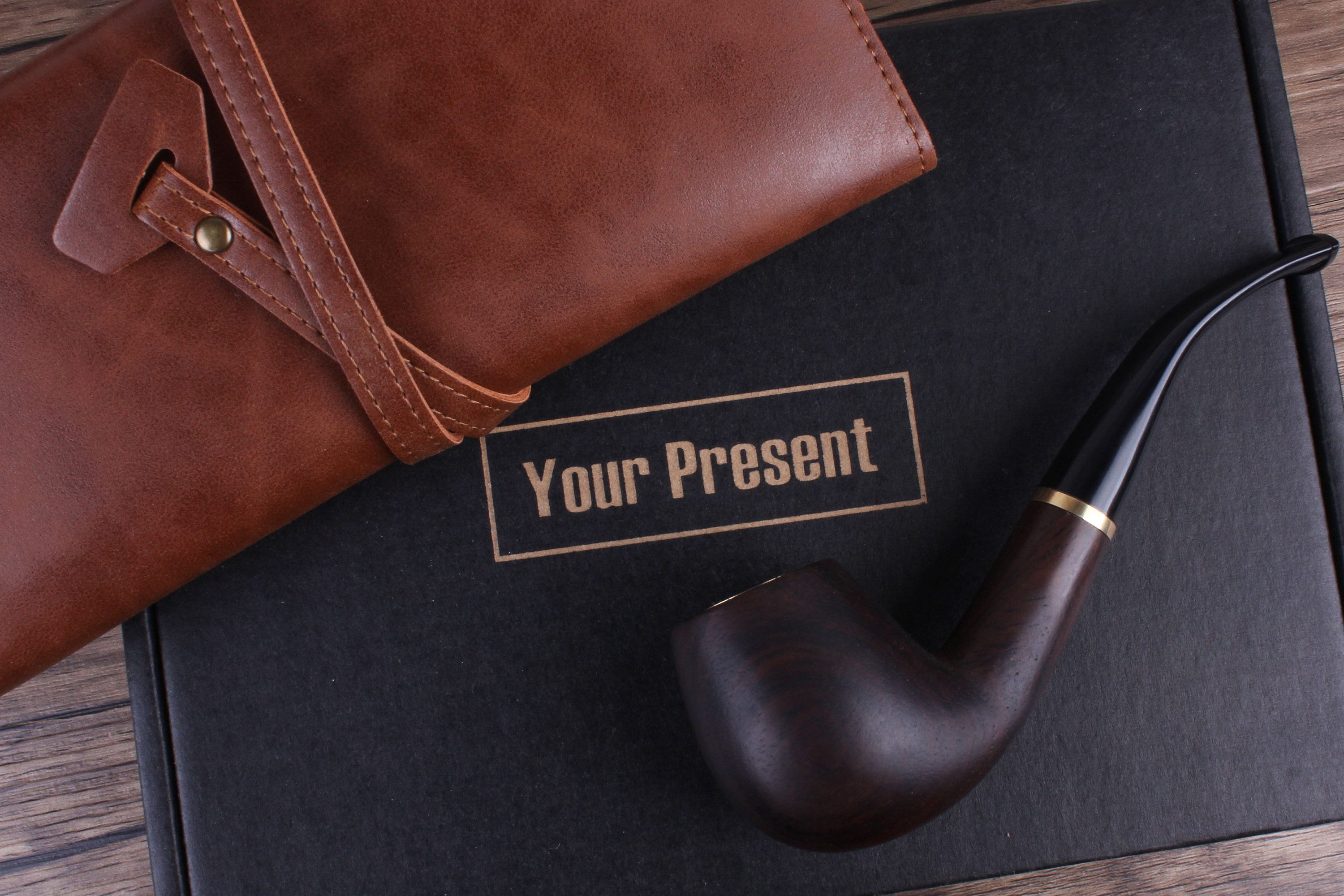 Personalized Engraved Wooden Tobacco Pipe - Handcrafted Pipe Set With ...