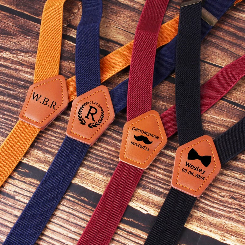 3/4 Custom Suspenders - Etsy UK