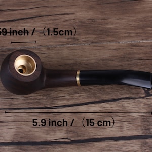 Personalized Engraved Wooden Tobacco Pipe - Handcrafted Pipe Set With ...
