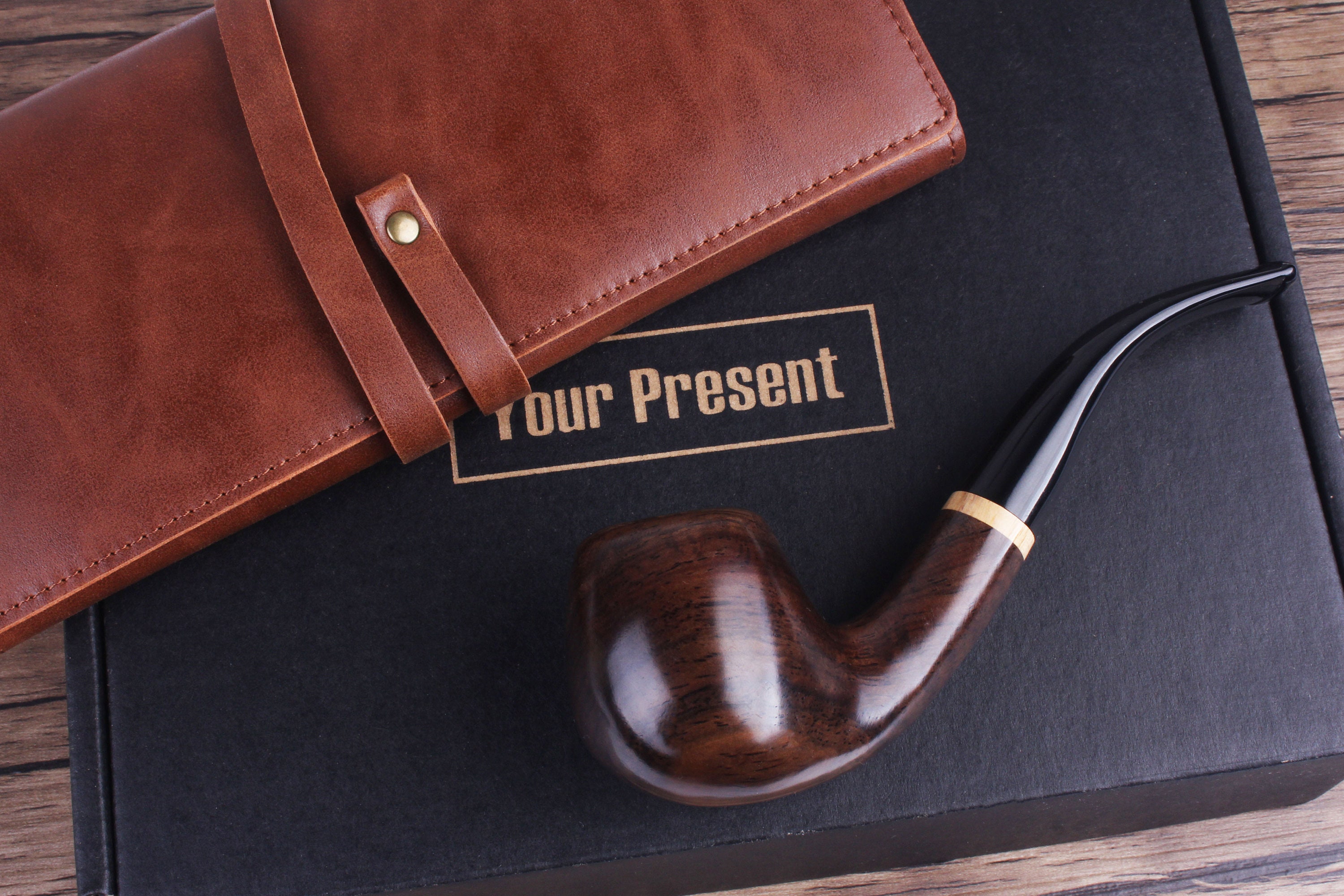 Personalized Engraved Wooden Tobacco Pipe, Exquisite Pipe Set With ...