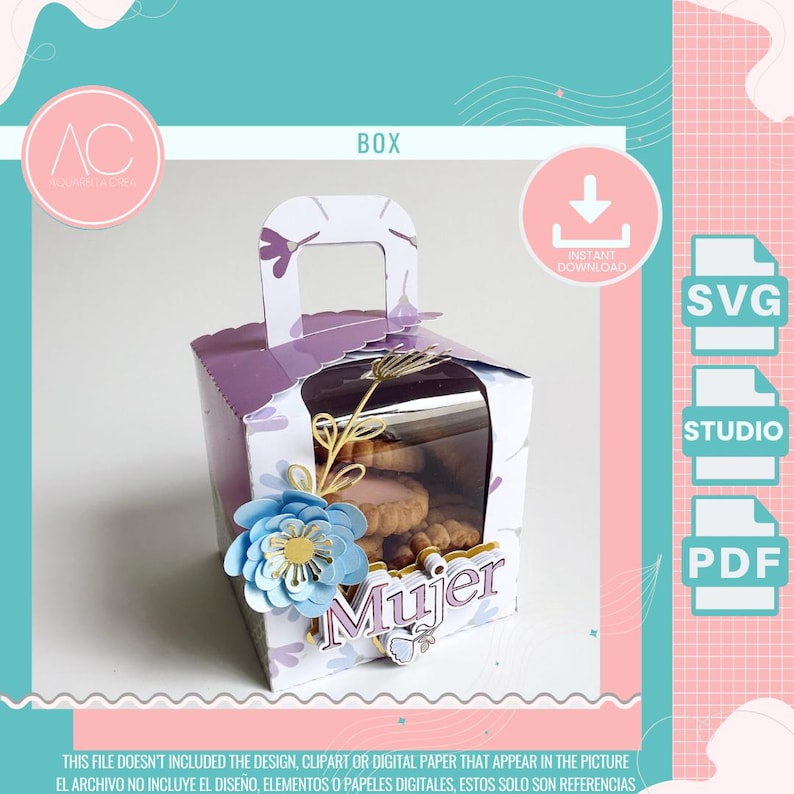 Cookie Box SVG – Digital Template for Cricut & Silhouette | DIY ...