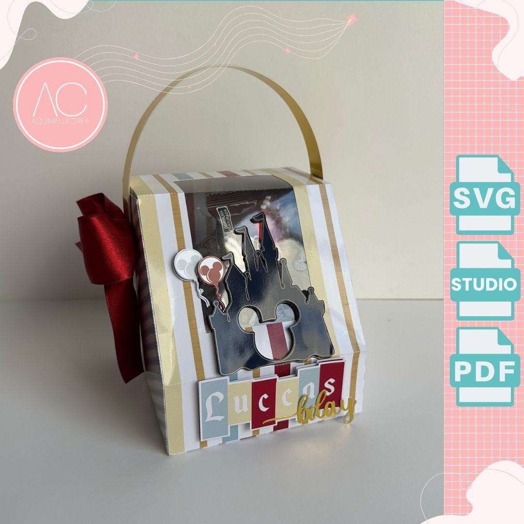 DIY Party Goody Bags Bundle| Templates | Gable Boxes | Cricut ...