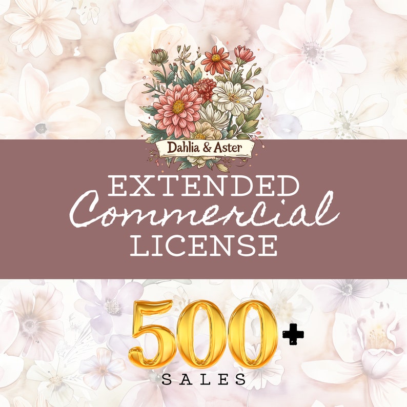 Extended Commercial License - Etsy