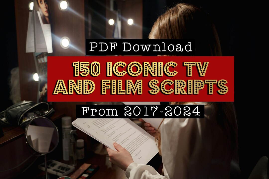 150 TV and Film Scripts - Actor Gift | PDF Bundle | Scripts for Reading ...