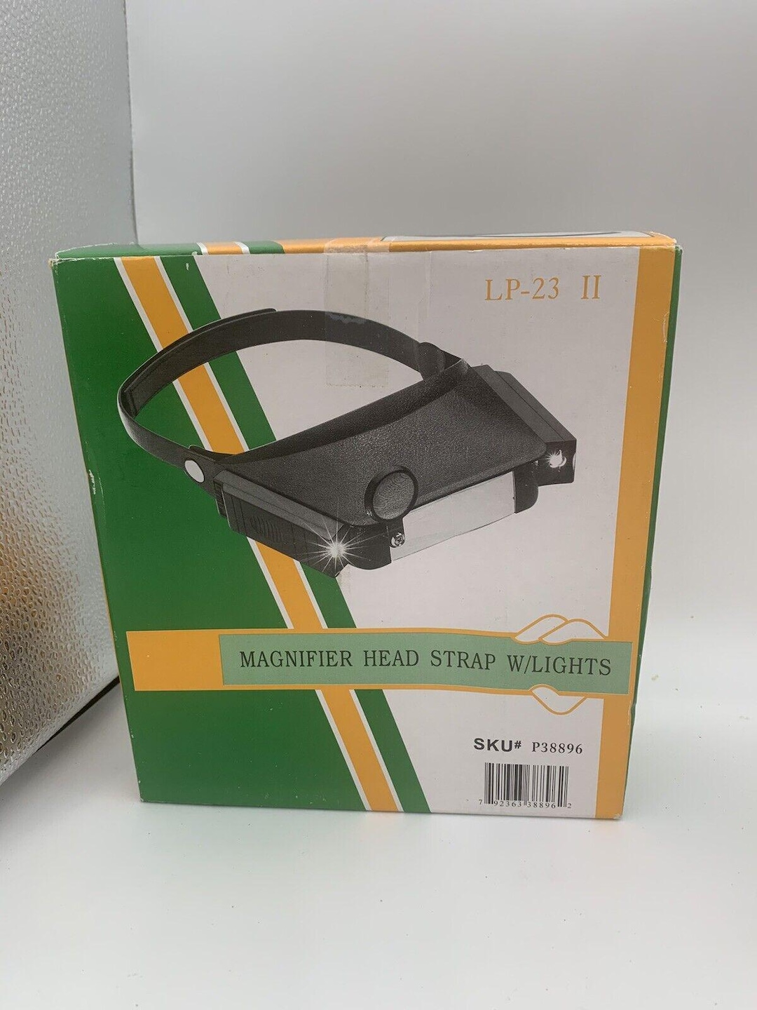 VINTAGE Head Strap Magnifier W Lights #P38896 COINS JEWELRY Hobby ...