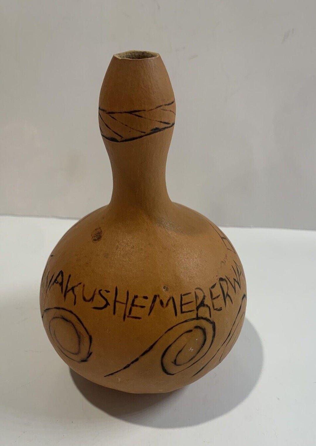 African / Ugandan Hand Decorated Gourd Tribal Art - Etsy
