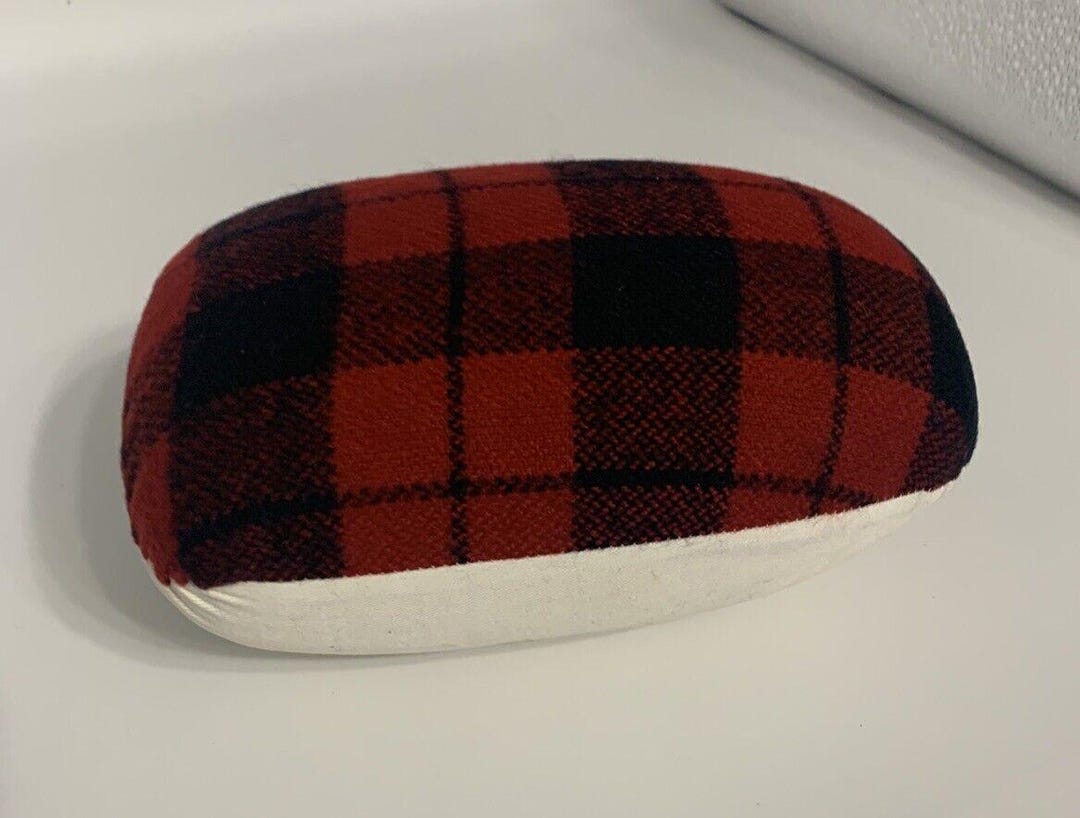 Vintage Dressmakers / Tailors Pressing Ham Wool Buffalo Plaid EUC 8.5 ...