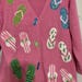 Vintage Timberlea Beaded Flip Flop Embroidered Sweater Cardigan Size M ...