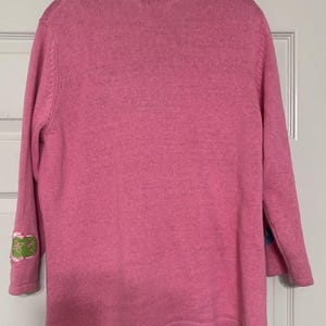 Vintage Timberlea Beaded Flip Flop Embroidered Sweater Cardigan Size M ...