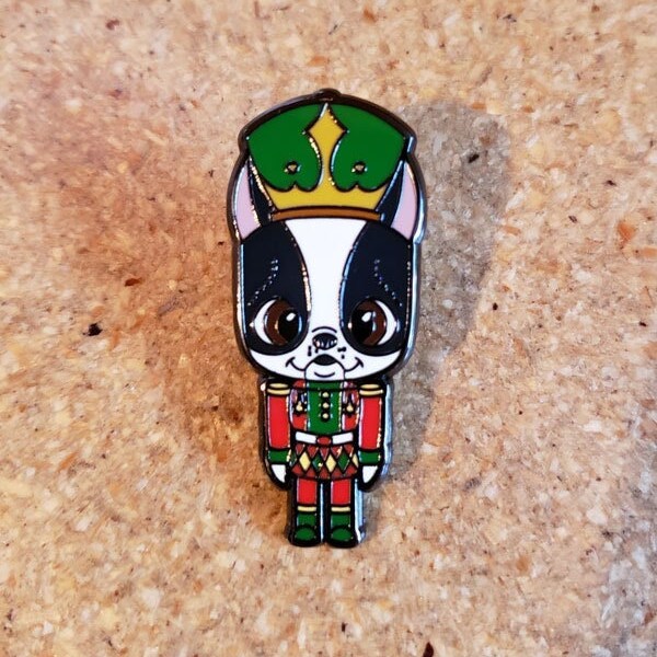 Boston Terrier Enamel Pin - Etsy