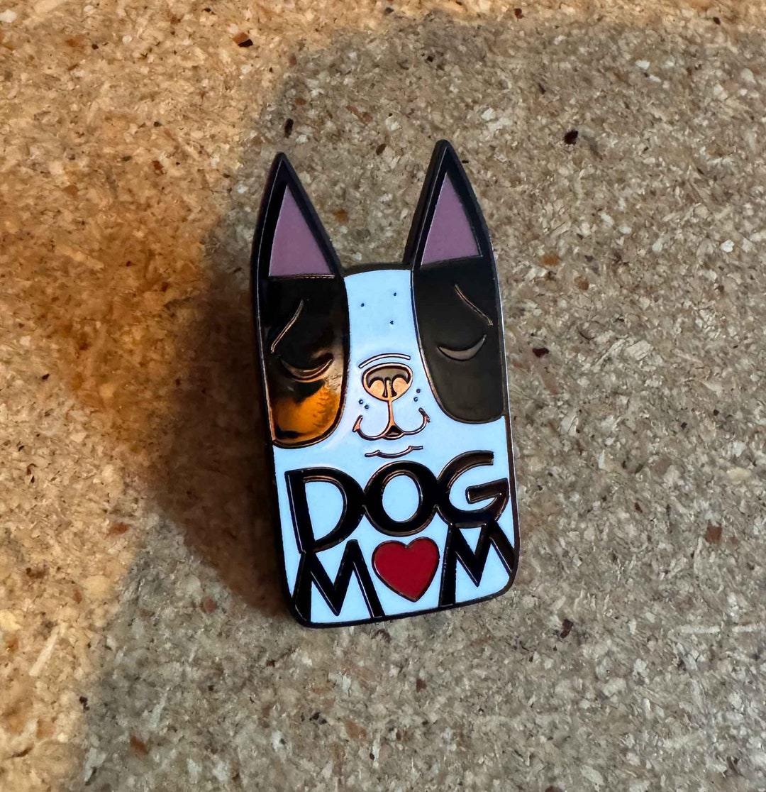 Boston Terrier Gift, Boston Terrier Pin, Boston Terrier Lapel Pin, Cute ...