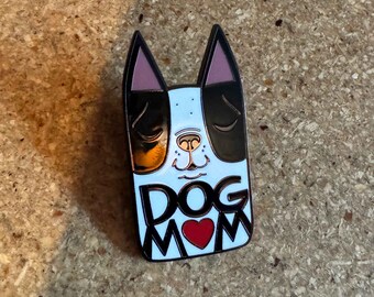 Boston Terrier Gift, Boston Terrier Pin, Boston Terrier Lapel Pin, Cute ...