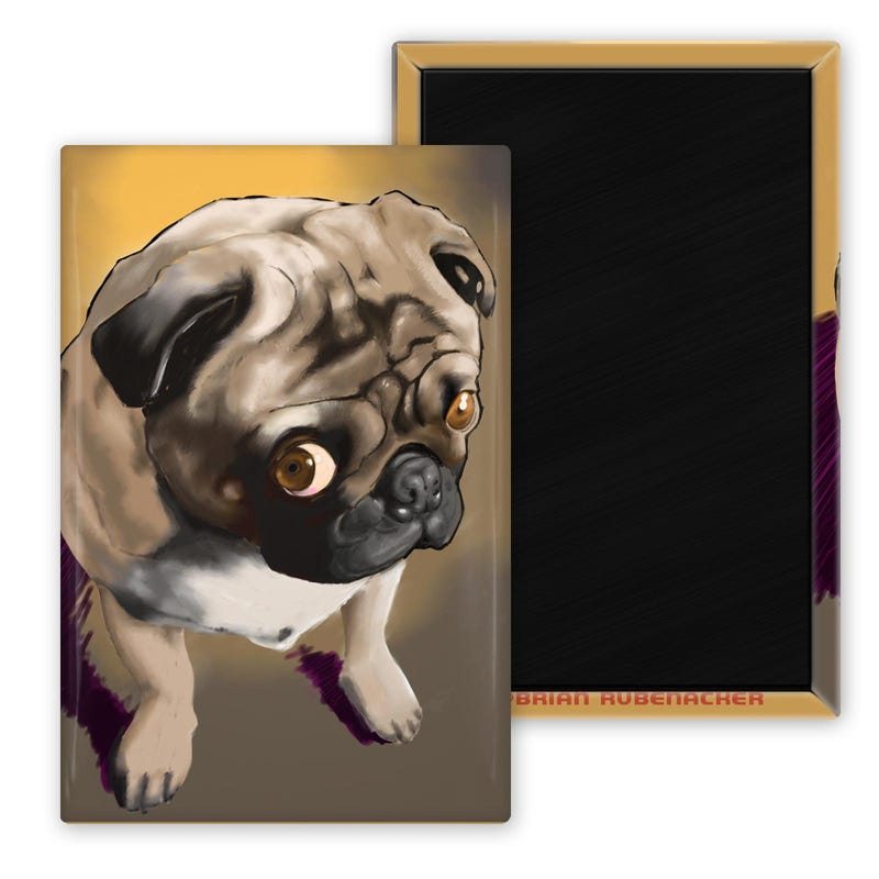 Pug Magnet - Etsy
