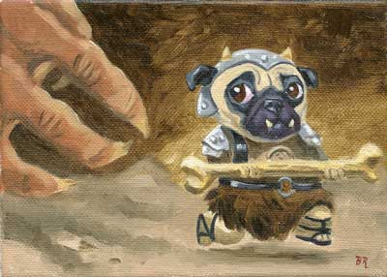 Pug Art the Ultimate Pug Star Wars Dog Art Print Set Pug | Etsy