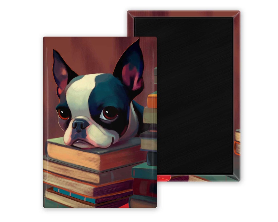 Boston Terrier Magnet, Boston Terrier Gift, Boston Terrier Lover ...