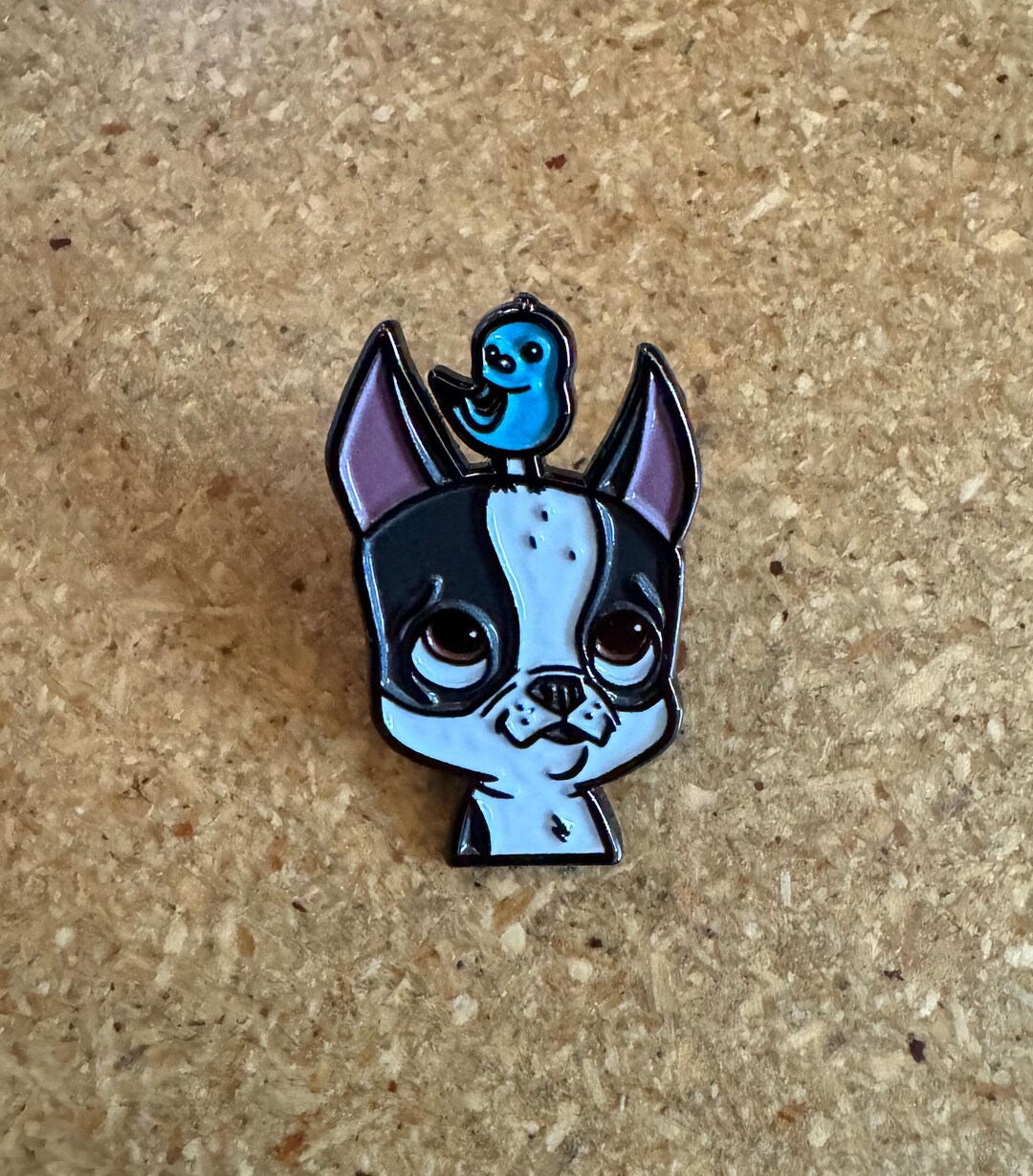 Boston Terrier Gift, Boston Terrier Pin, Boston Terrier Lapel Pin,bird ...