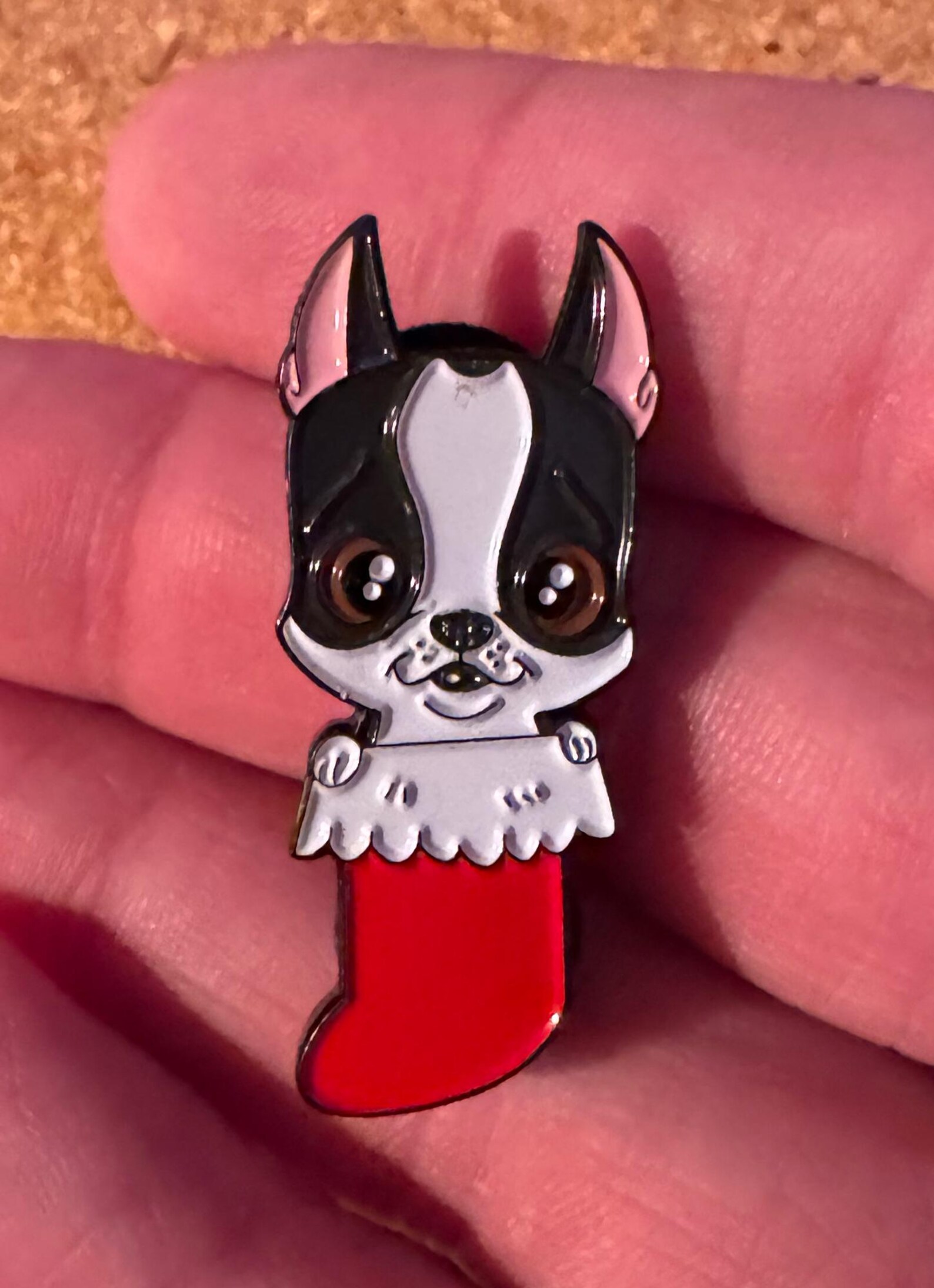 Boston Terrier Gift, Boston Terrier Pin, Boston Terrier Lapel Pin ...