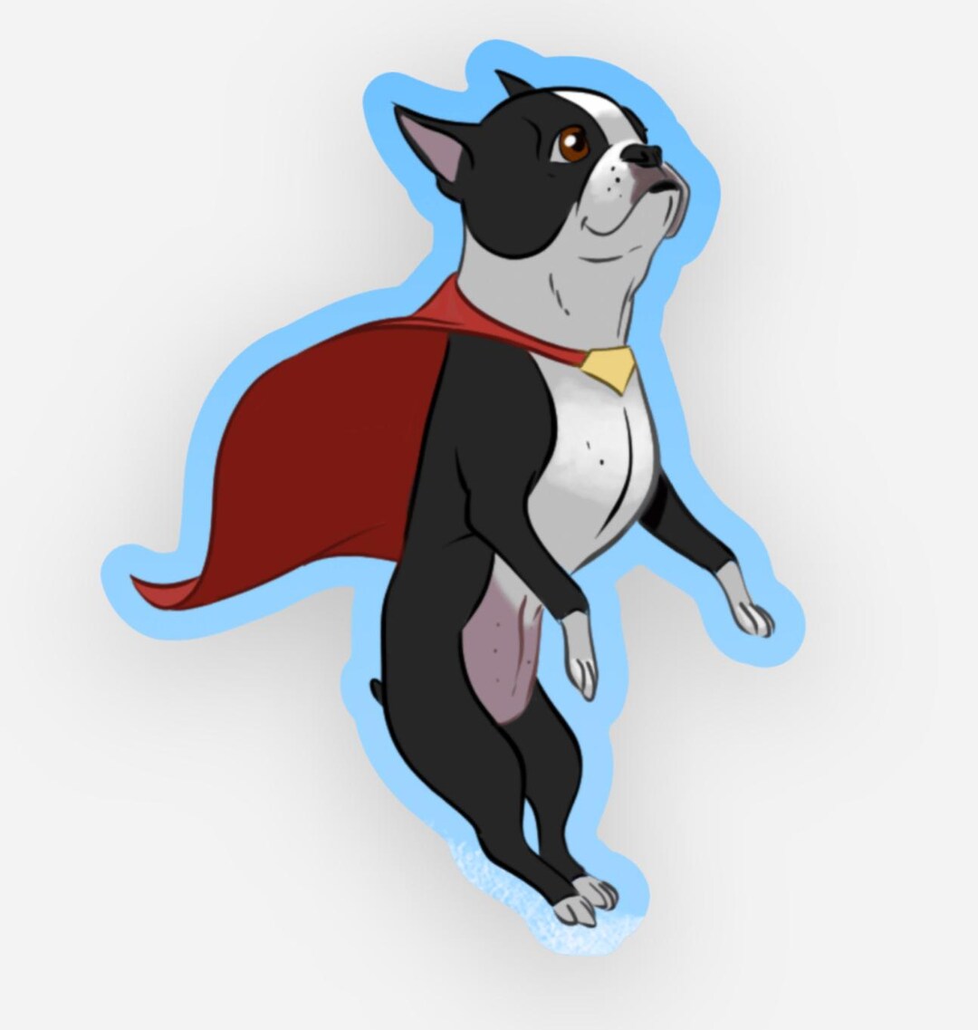 Boston Terrier Vinyl Sticker, Boston Terrier Stickers, Boston Terrier ...