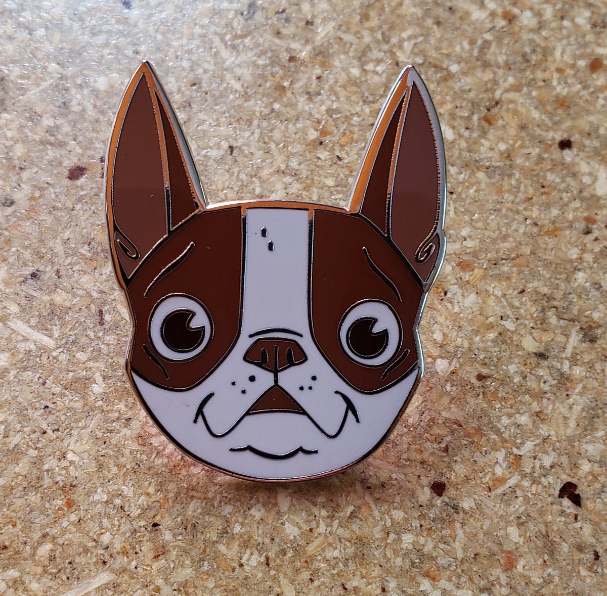 Boston terrier gift boston terrier pin boston terrier lapel - Etsy.de