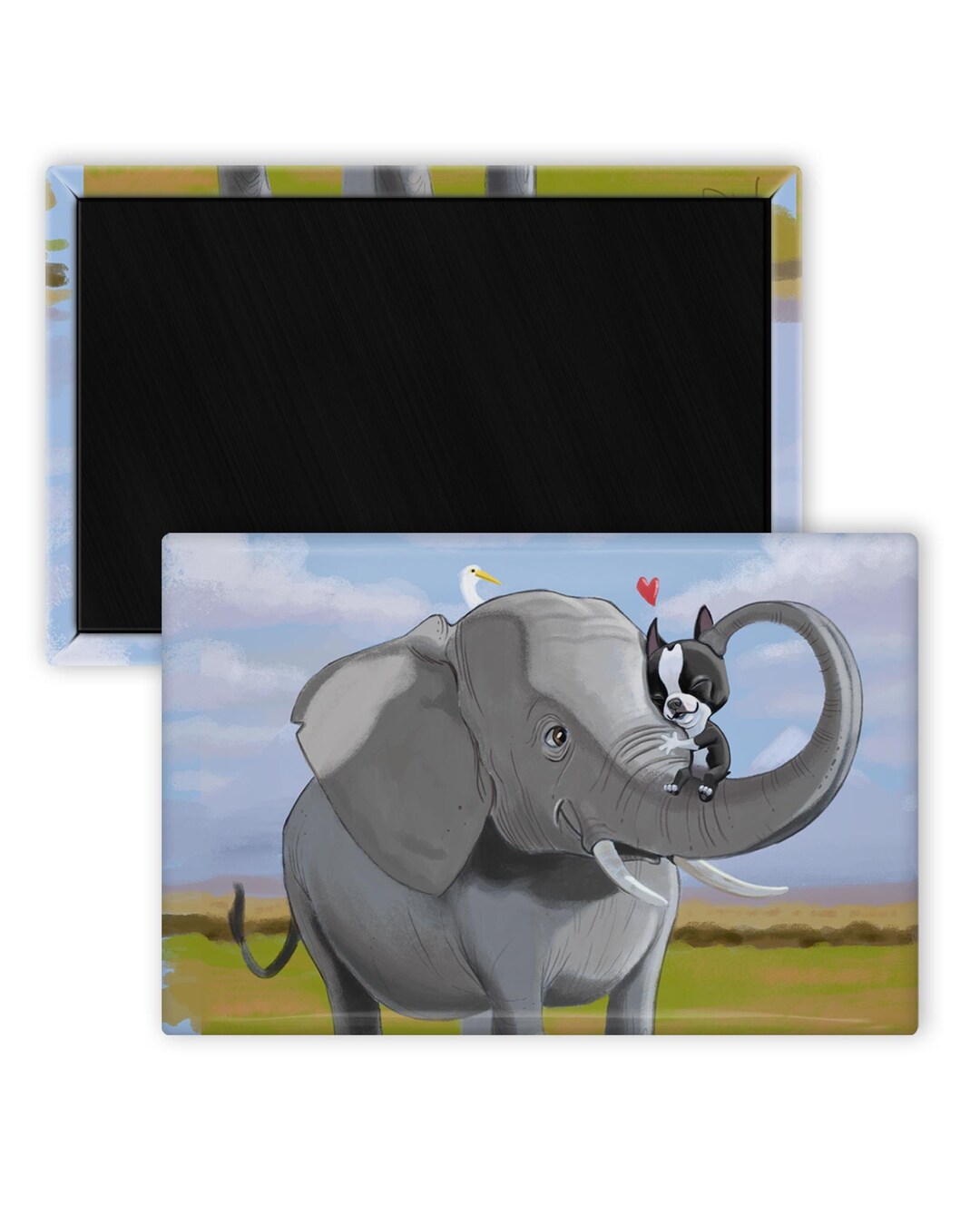 Boston Terrier Magnet, Boston Terrier Gifts, Refrigerator Fridge Dog ...