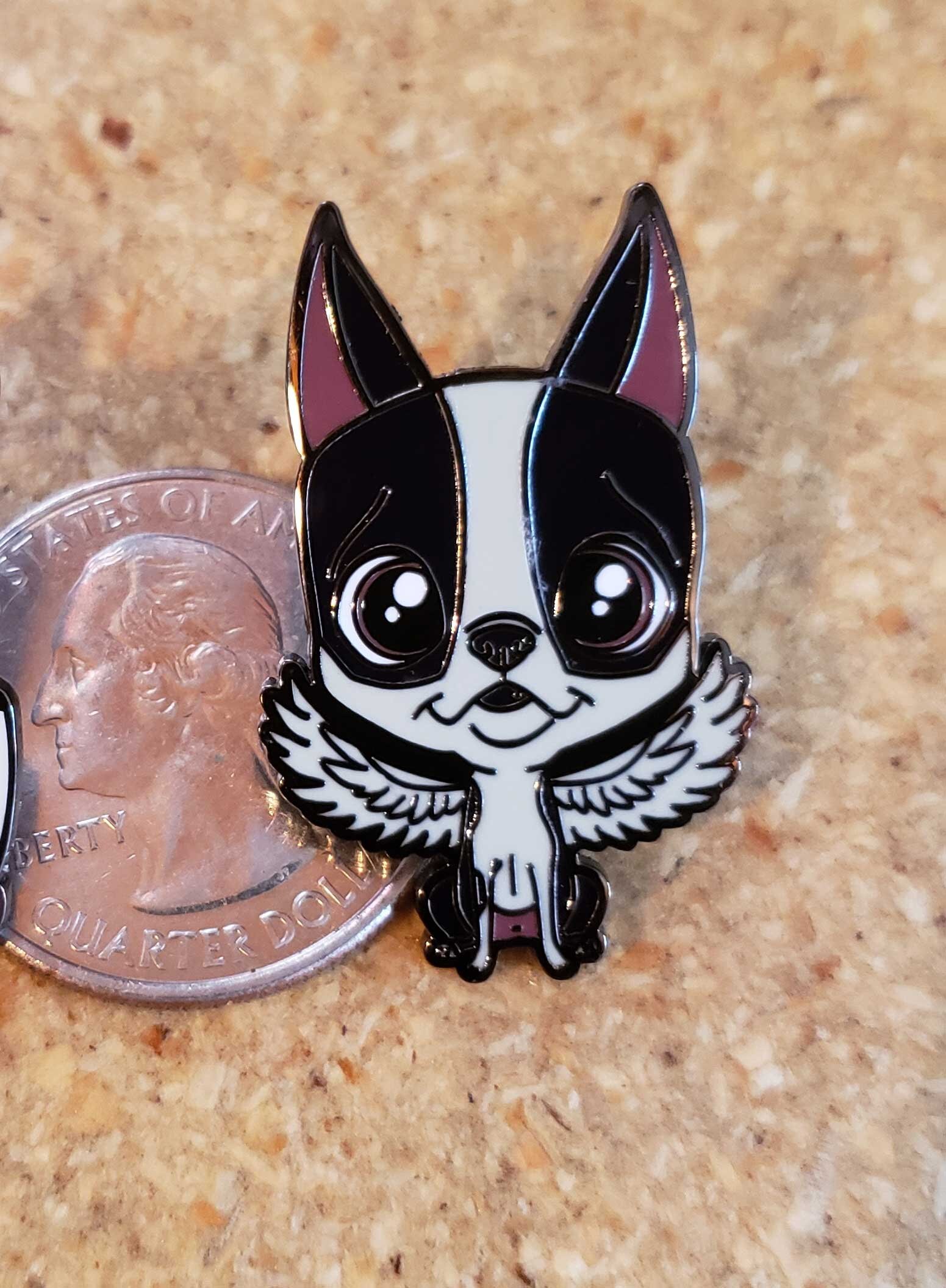 Boston Terrier Gift, Boston Terrier Pin, Boston Terrier Lapel Pin, Cute ...