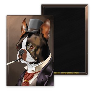 Boston Terrier Gift - Magnet Two Pack, Boston Terrier Magnets, Boston ...