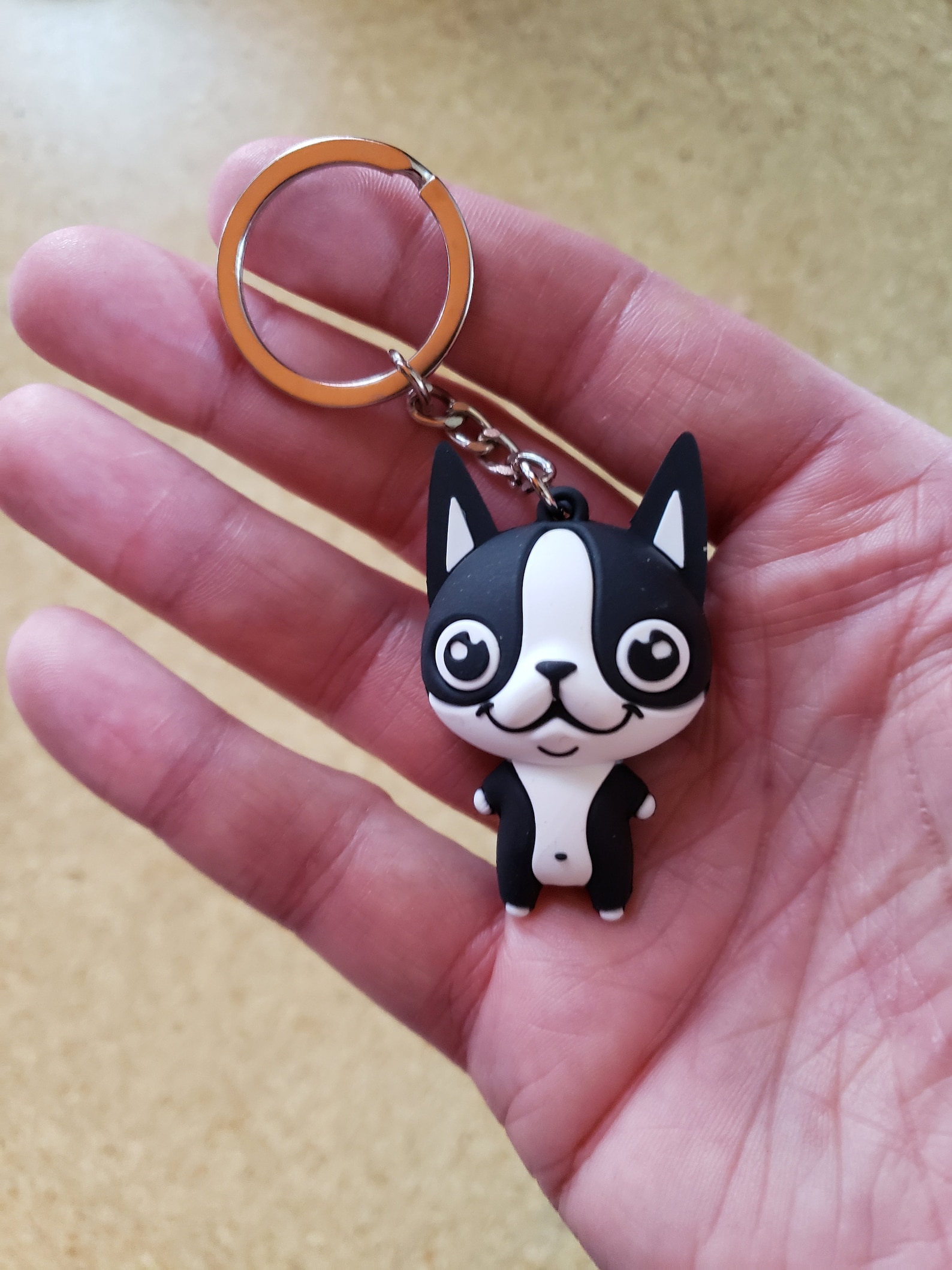 Boston Terrier Keychain Boston Terrier Gift Key Fob Boston | Etsy