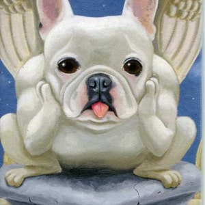 French Bulldog Gift, Frenchie Gargoyle French Bulldog Dog Art Magnet ...