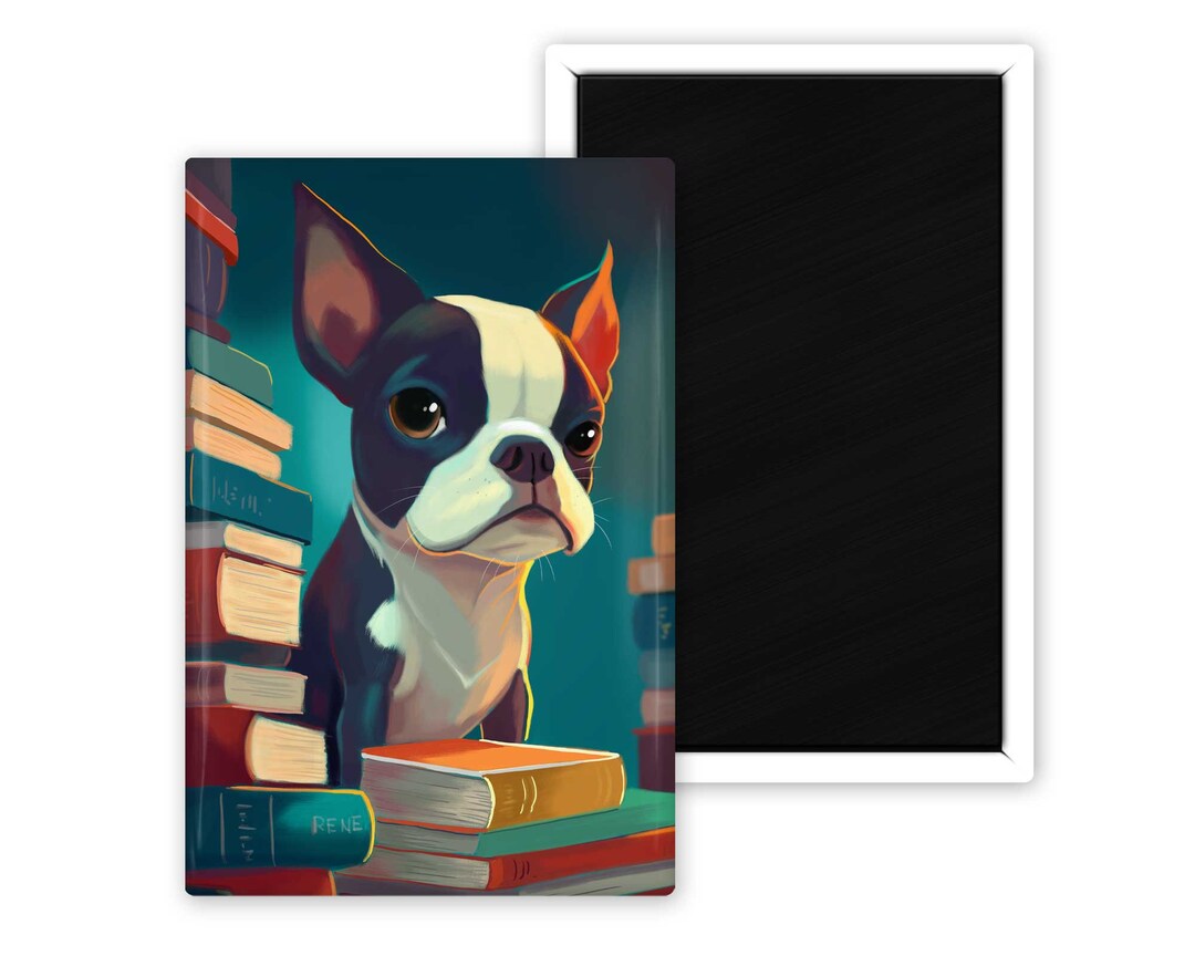 Boston Terrier Magnet, Boston Terrier Gift, Boston Terrier Lover ...