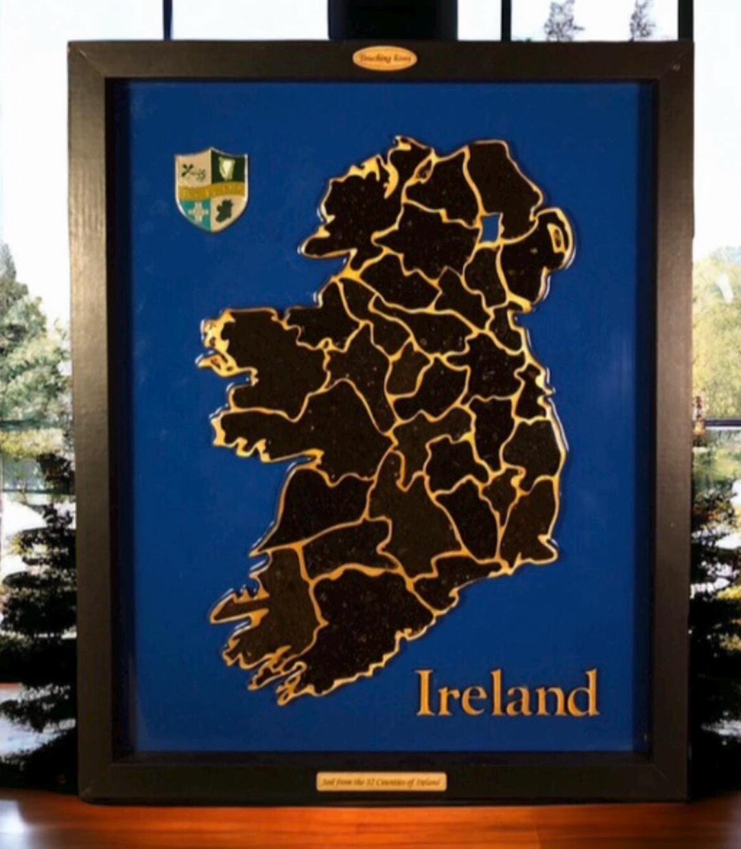 Ireland Map With the Soil of All 32 Counties - Etsy