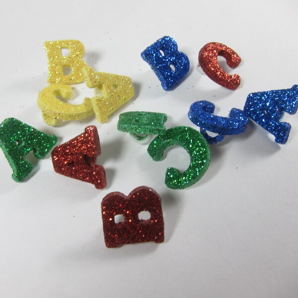 Alphabet Buttons - Etsy