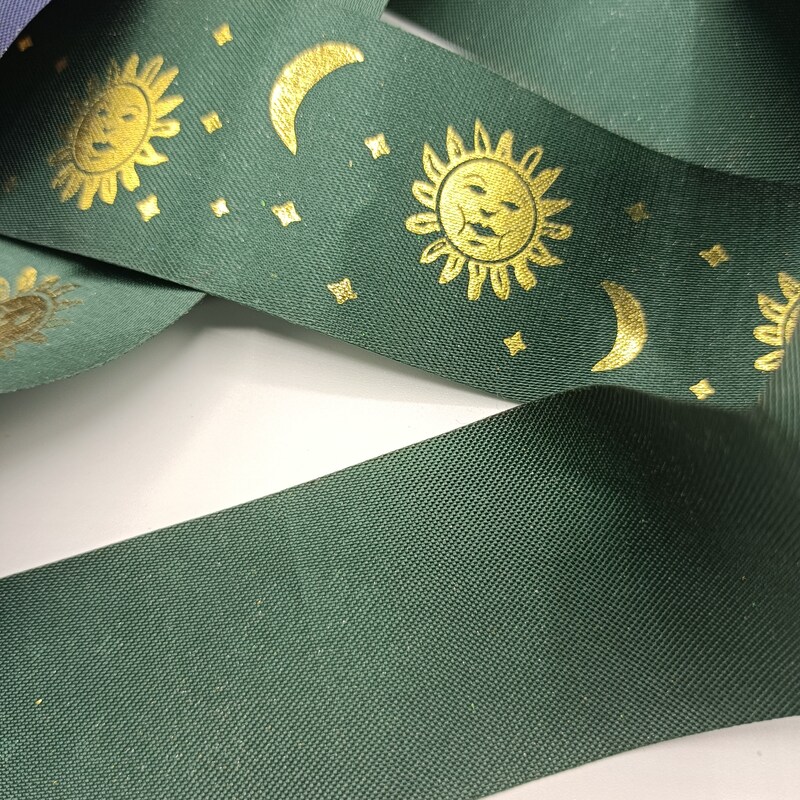 Moon and Stars Ribbon - Etsy