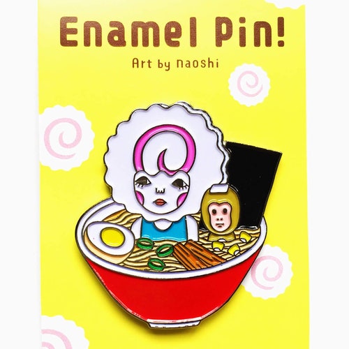 Soft Enamel Pin ramen - Etsy