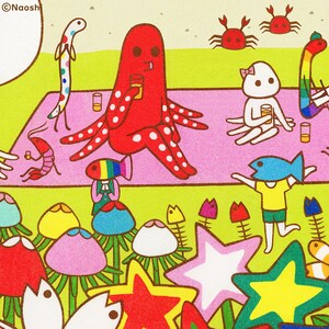 1117 Art Print the Plant Lover Tako - Etsy