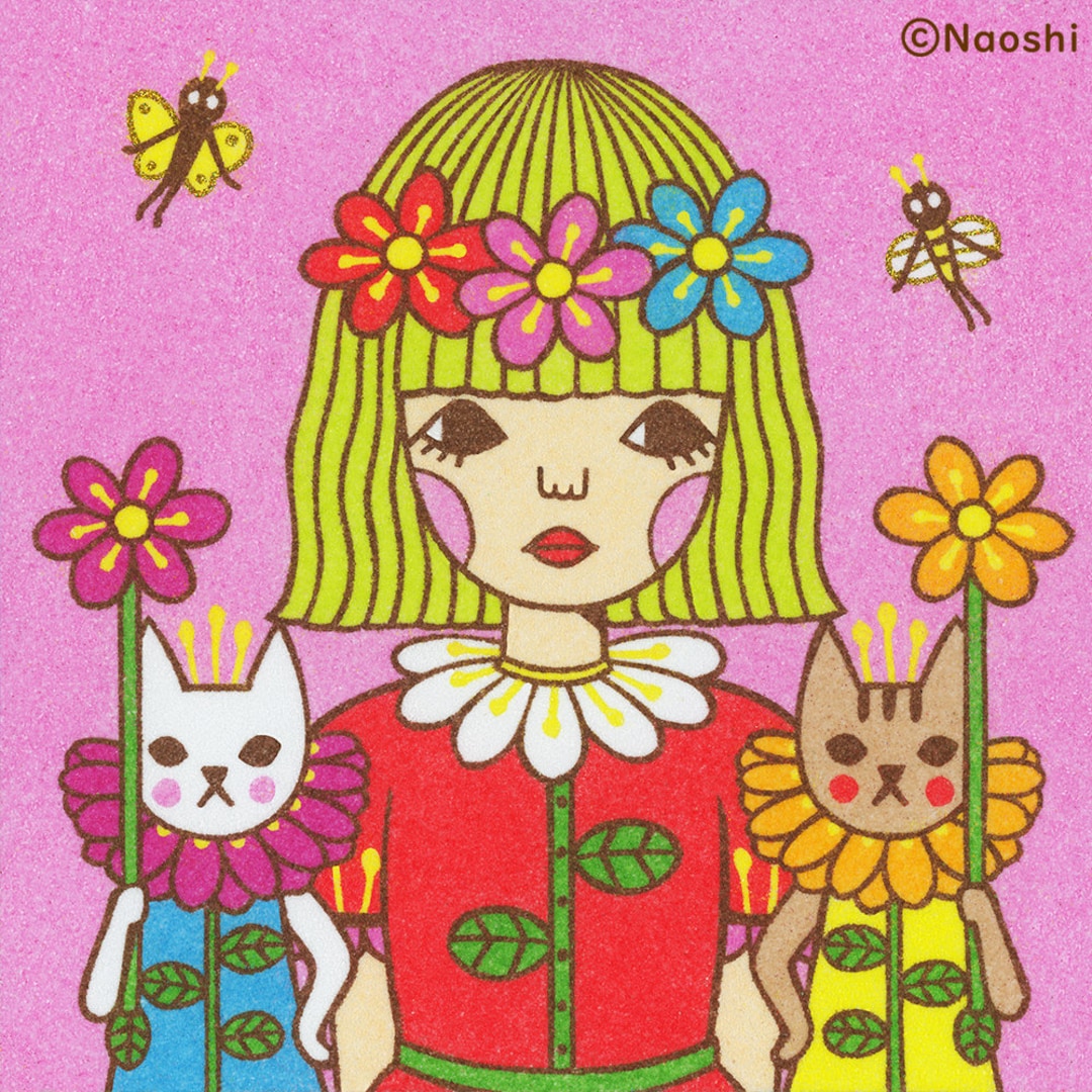 8×8 Art Print -flower Princess- - Etsy