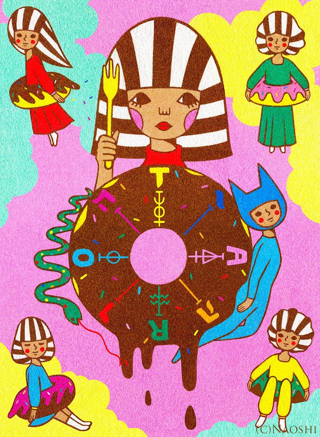 8×10 Art Print -10. WHEEL OF FORTUNE- - Etsy