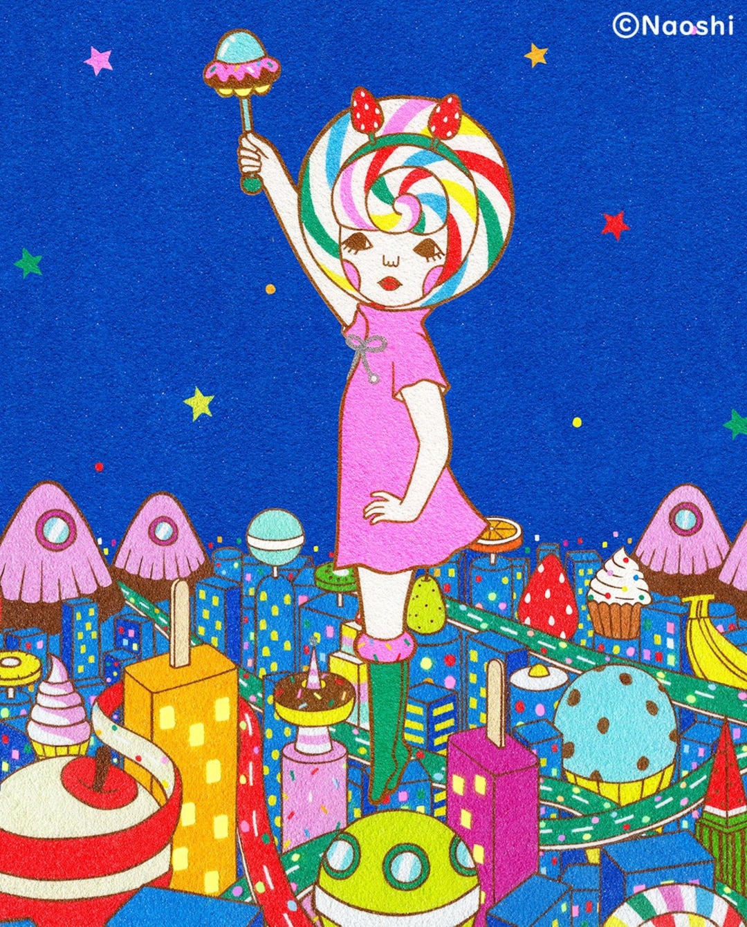 8x10 Art Print -sweets Planet- - Etsy