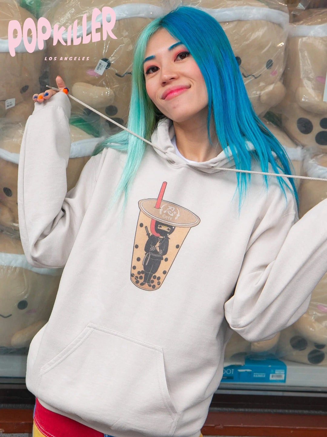 Hoodie -boba Ninja- - Etsy