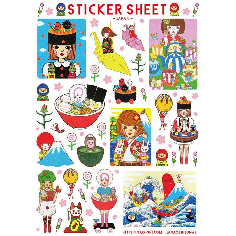 Japanese Stickers - Etsy